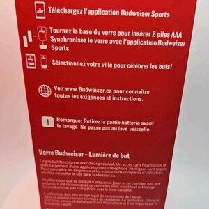 Budweiser | Dining | Budweiser Red Light Goal Synced Glass Nhl Nfl Mlb ...